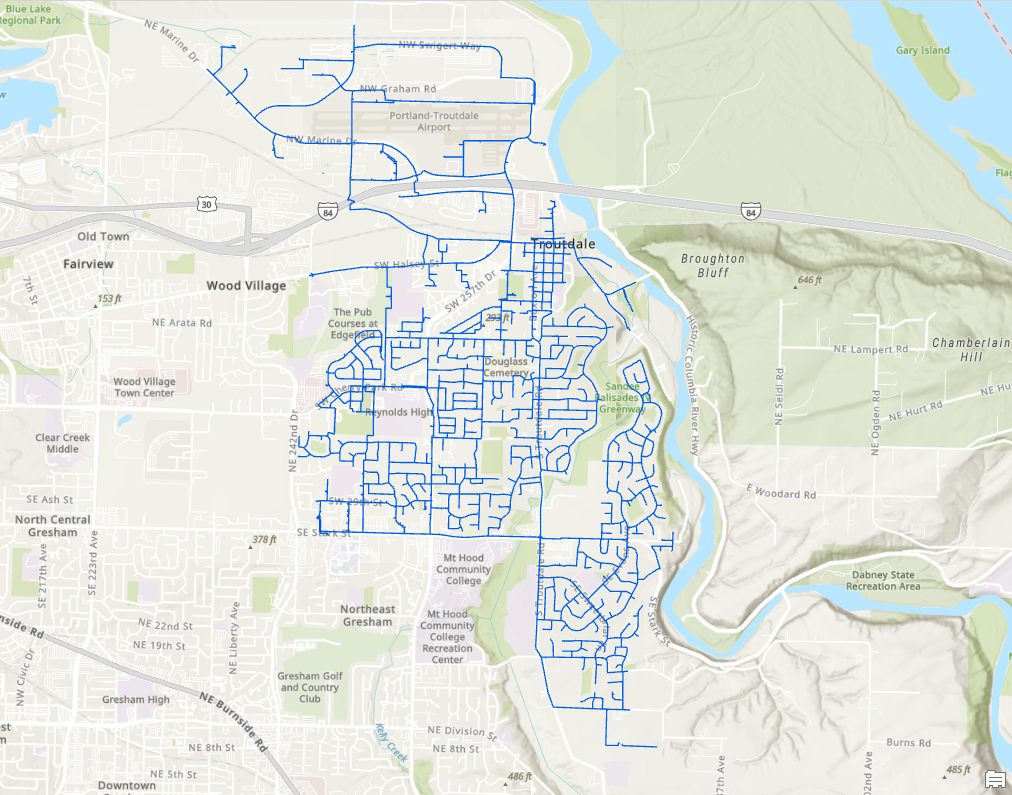 Exercise 4abc- City of Troutdale | Spatialnode